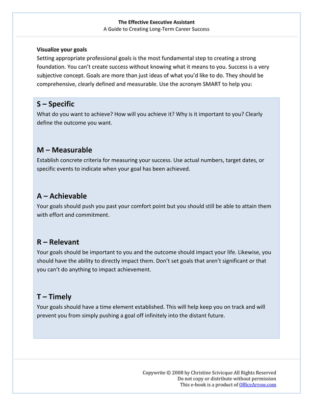 The Effective Executive Assistant | PDF