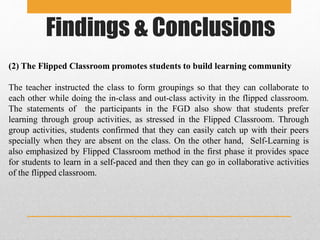 The effectiveness of flipped classroom environment in learners | PPTX