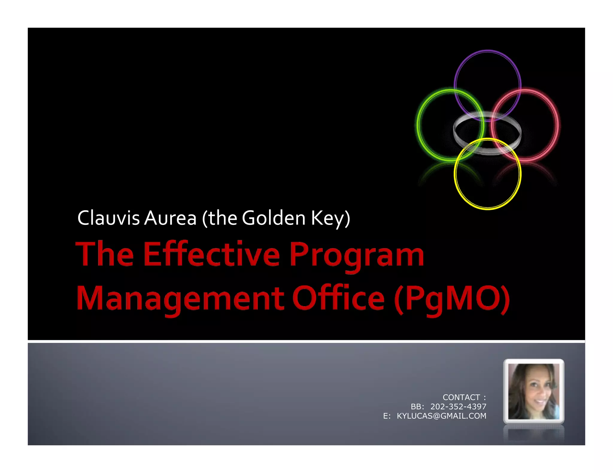 The Effective Program Management Office (PgMO) (c) 2010 | PDF | Computer Software and ...