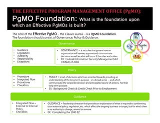 The Effective Program Management Office (PgMO) (c) 2010 | PDF