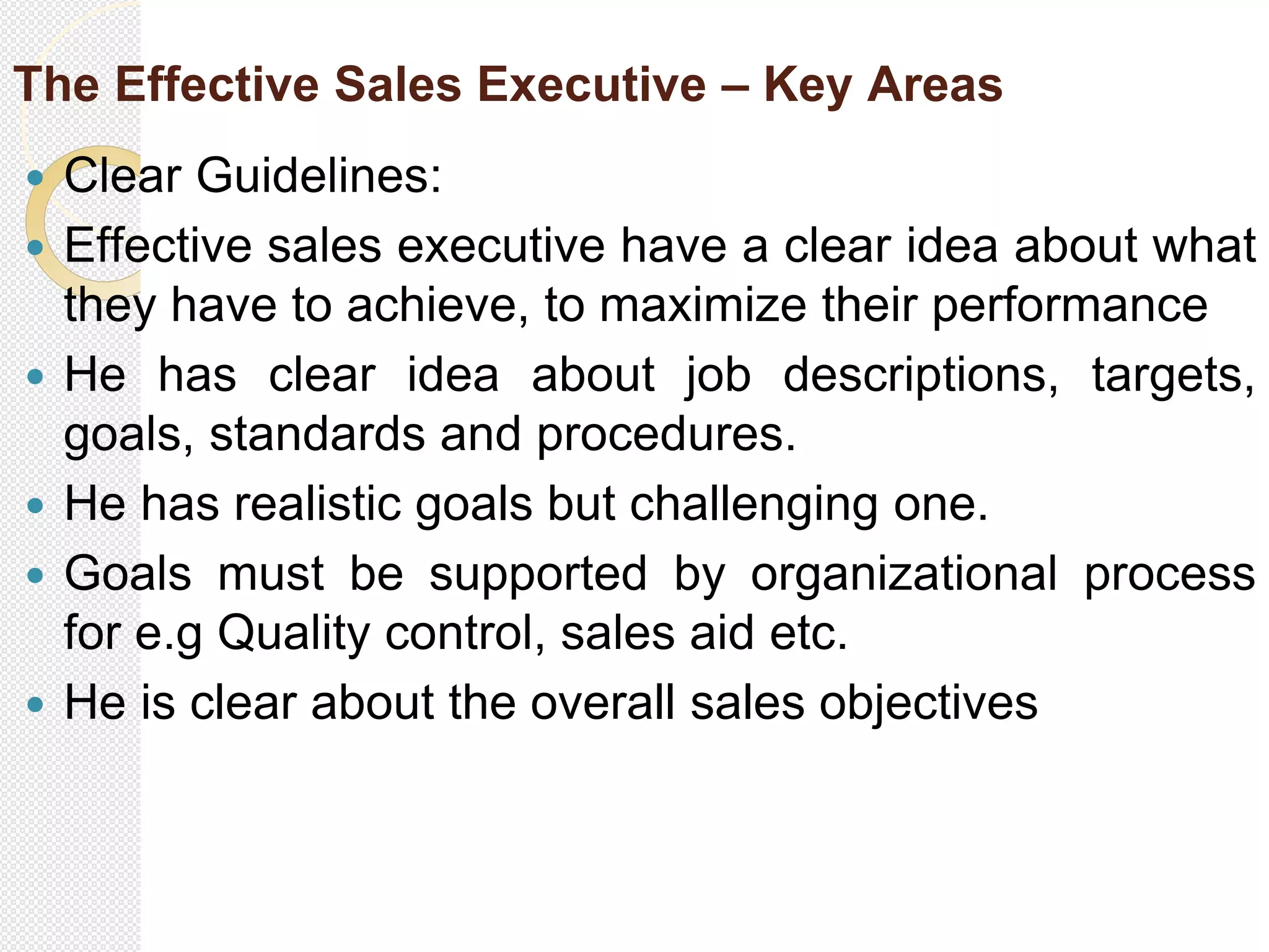 The Effective Sales Executive.ppt