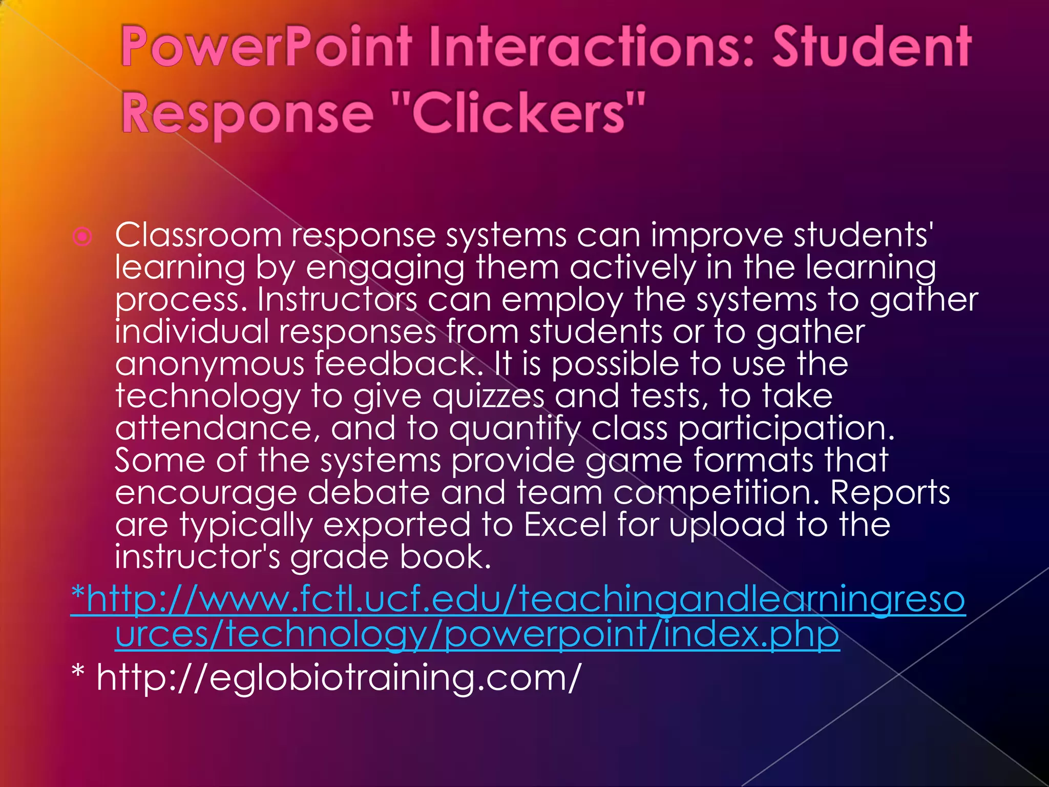 The effective use of powerpoint | PPT