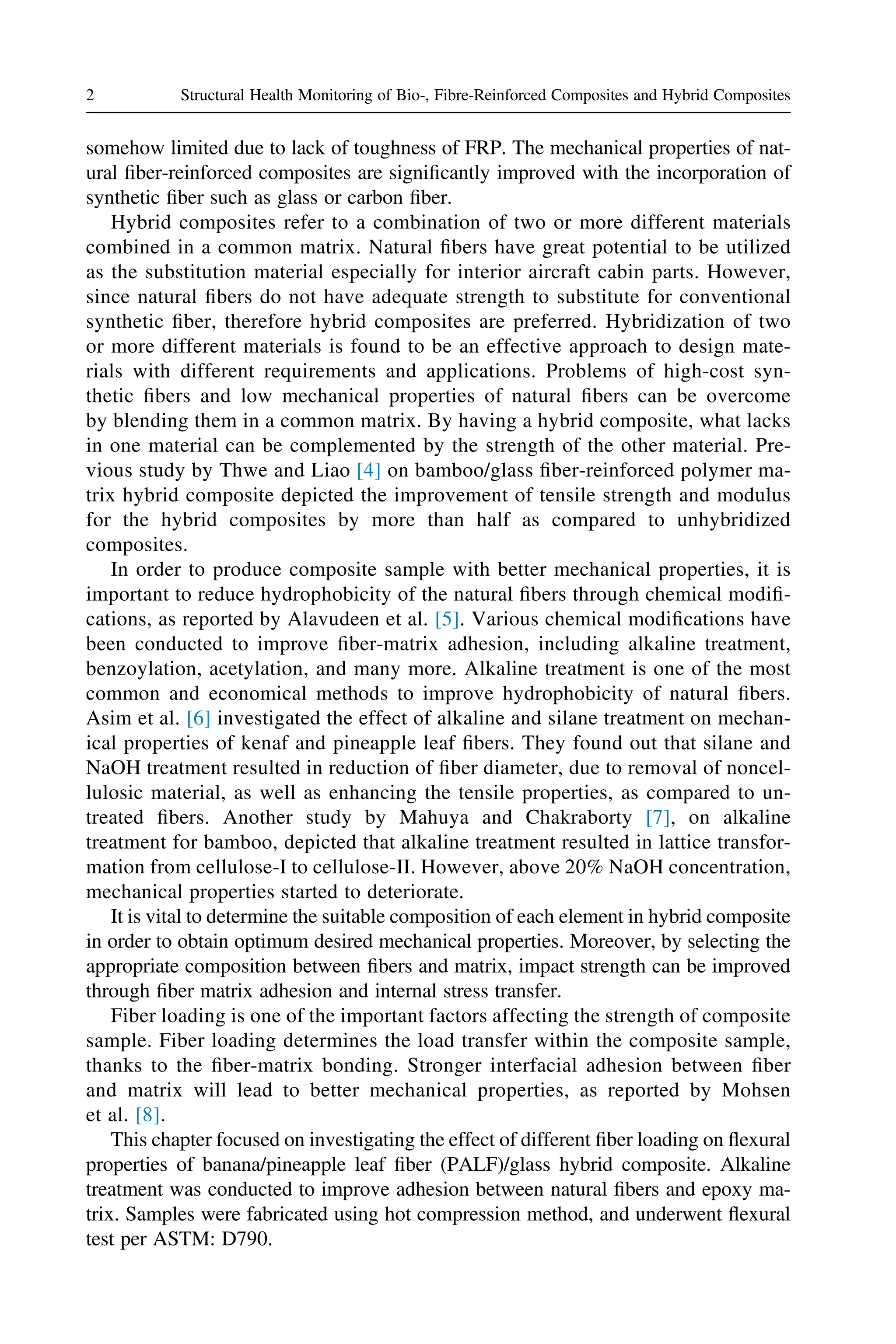 The effect of different fiber loading on flexural and thermal ...