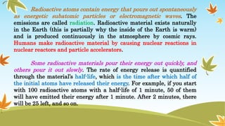 The effect of nuclear radiation on the human | PPTX