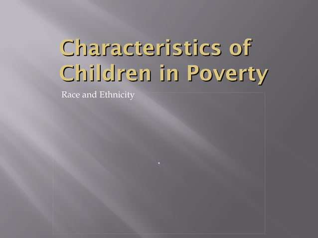The Effect Of Poverty On Children’S Development | ODP