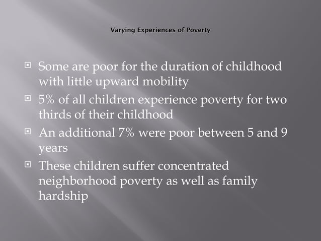 The Effect Of Poverty On Children’S Development | ODP