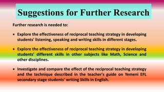 The Effect of Reciprocal Teaching Strategy on Developing Yemeni ...