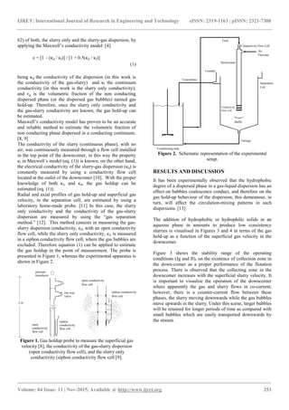 The effect of solids on the behaviour of the downcomer of a jameson cell | PDF | Chemistry | Science