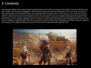 The effect of video games on children | PPTX