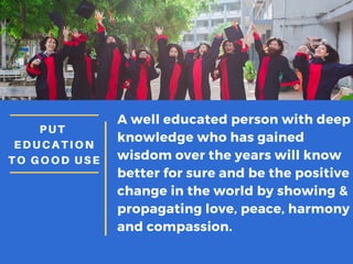 The Effects of An Ill-Educated Person vs. A Well-Educated Person On US ...