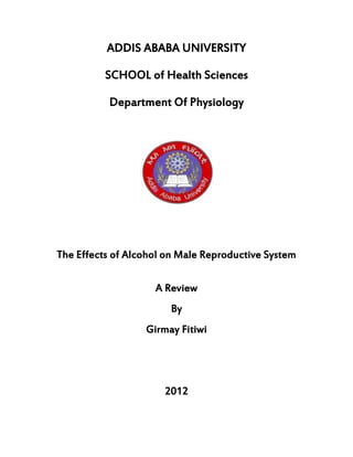 Effects Of Alcohol Pdf
