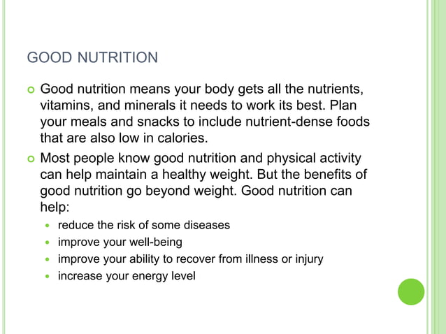 The effects of bad nutrition on a persons - 2.pptx
