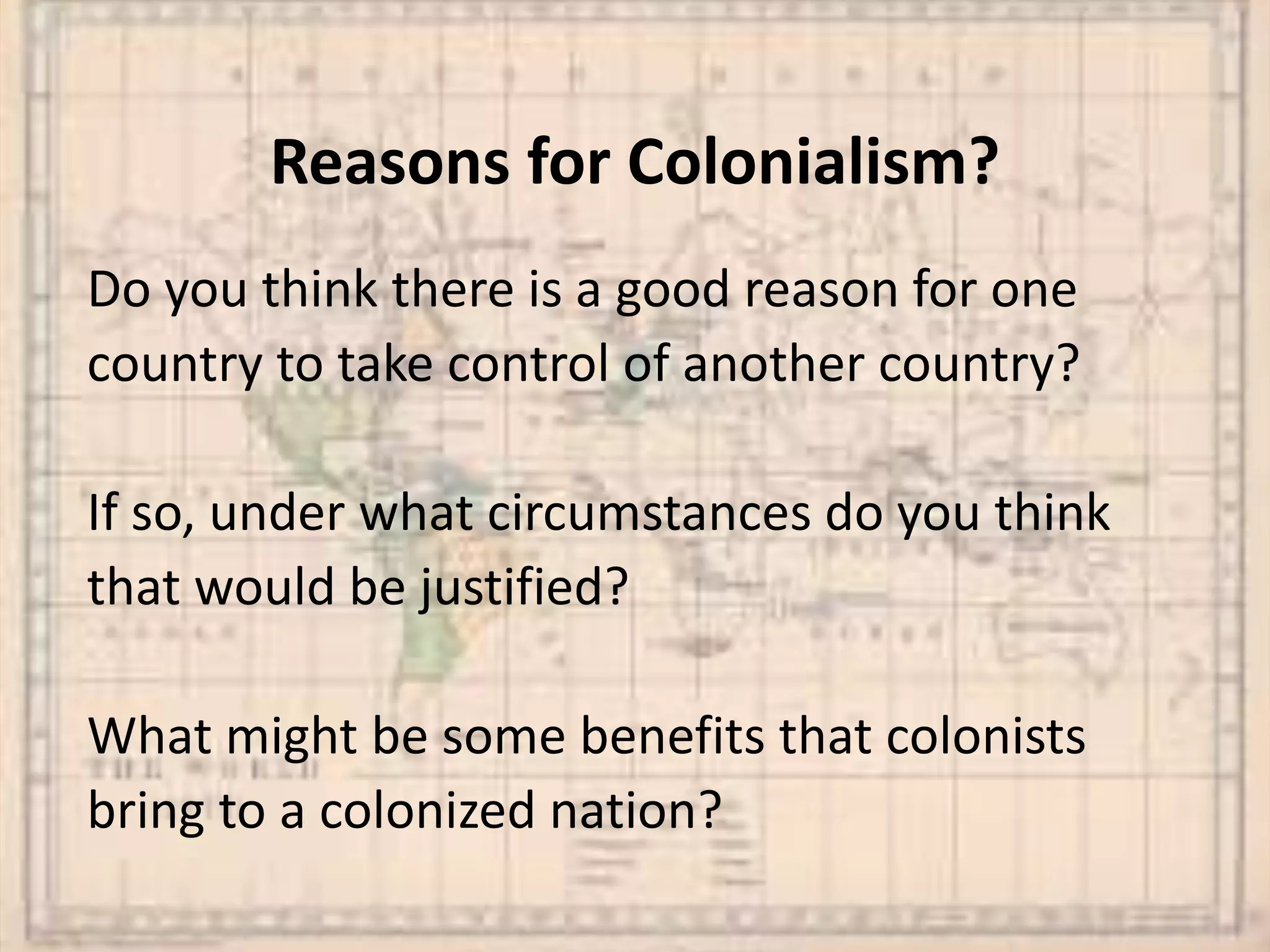 The effects of colonialism | PPTX