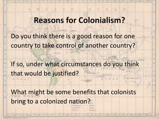 The effects of colonialism | PPTX