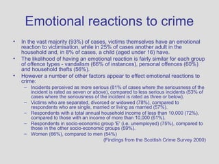 The Effects of Crime on Individuals As Victims and Perpetrators | PPT