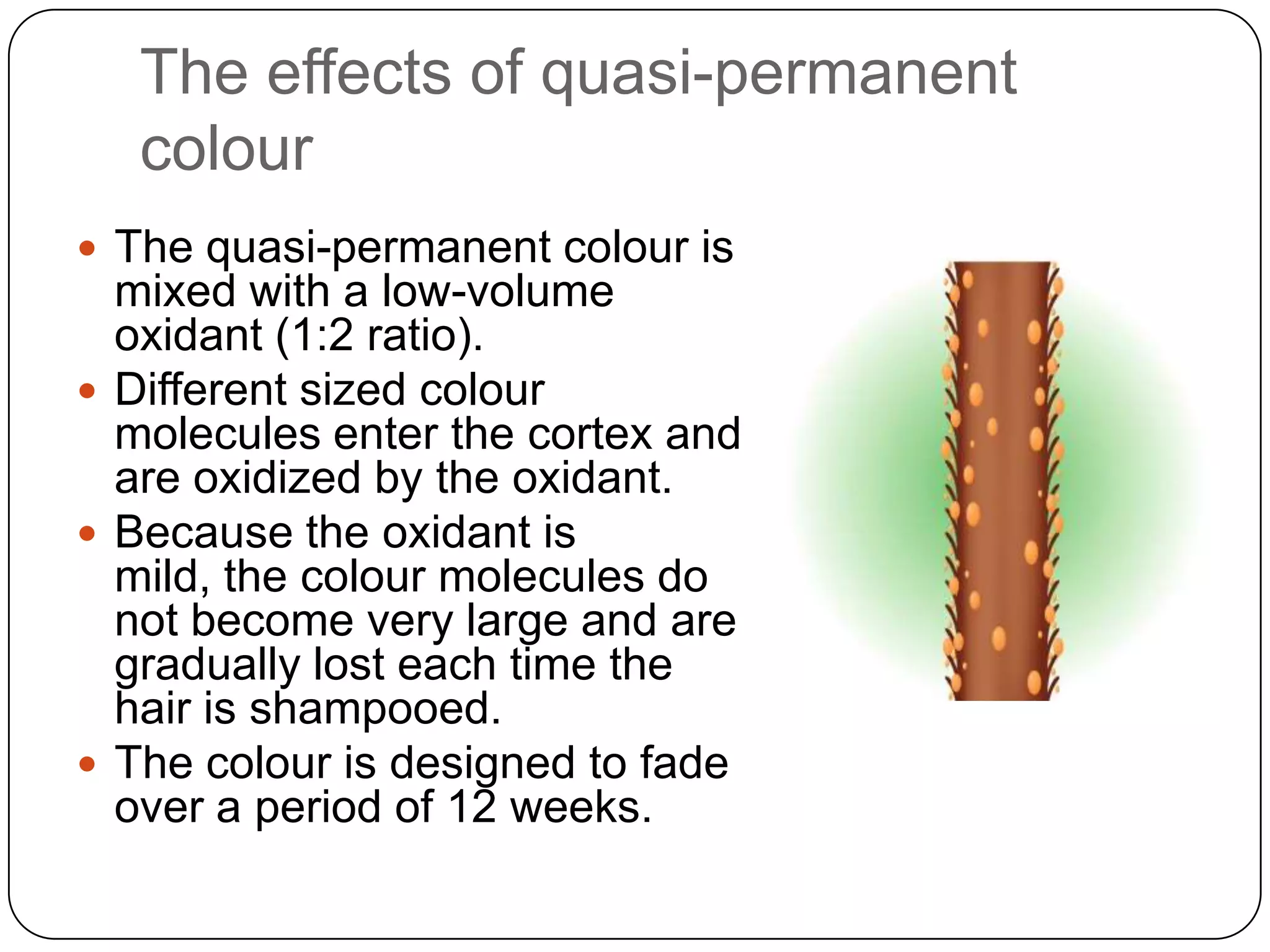 The effects of different colouring products on the | PPTX
