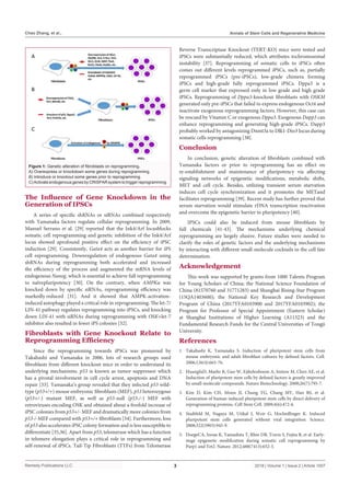 The Effects of Genetic Alteration on Reprogramming of Fibroblasts into ...