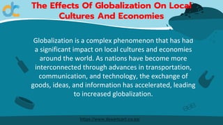 The Effects Of Globalization On Local Cultures And Economies.pdf
