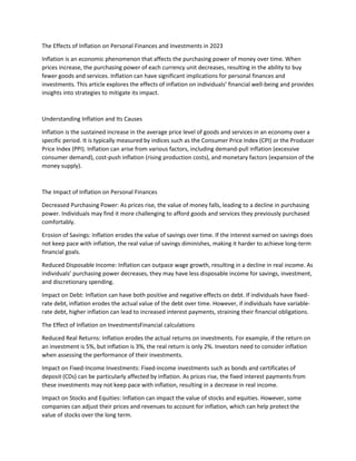 The Effects of Inflation on Personal Finances and Investments in 2023.pdf
