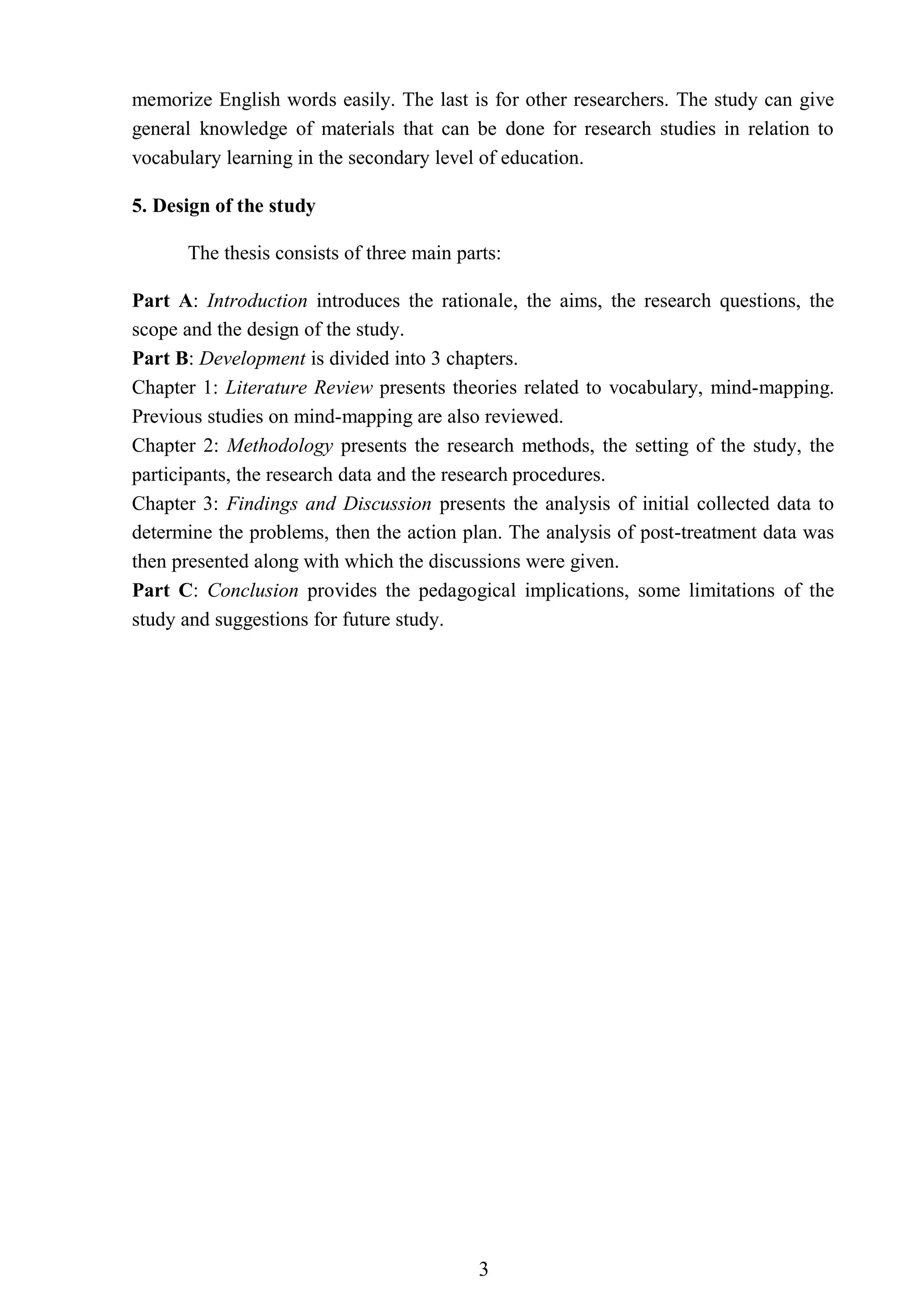 The Effects of mind-mapping on the 6th graders’ vocabulary retention - An action research ...