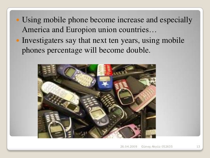 The Effects Of Mobile Phones On Society