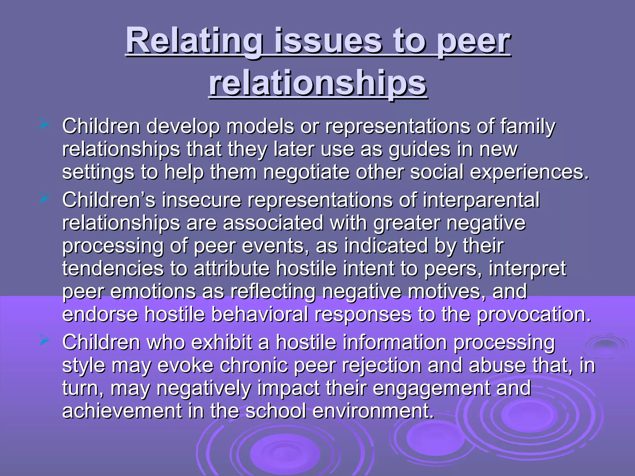The effects of parental conflict on young children | PPT