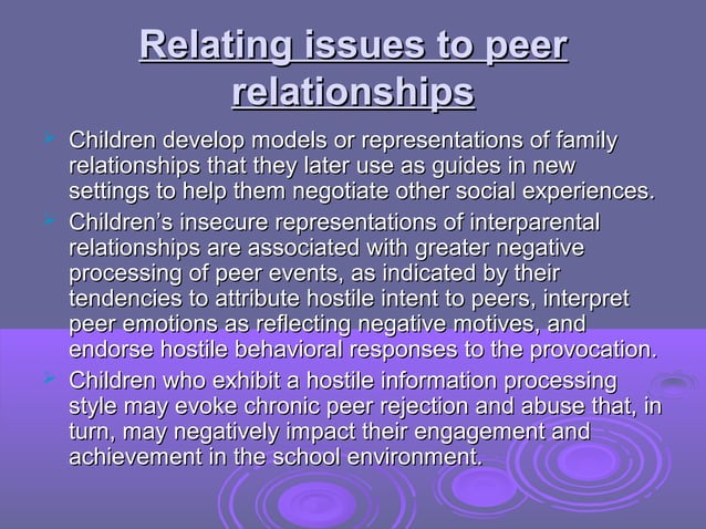 The effects of parental conflict on young children | PPT