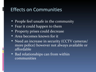 The Effects of Property Crime | PPT