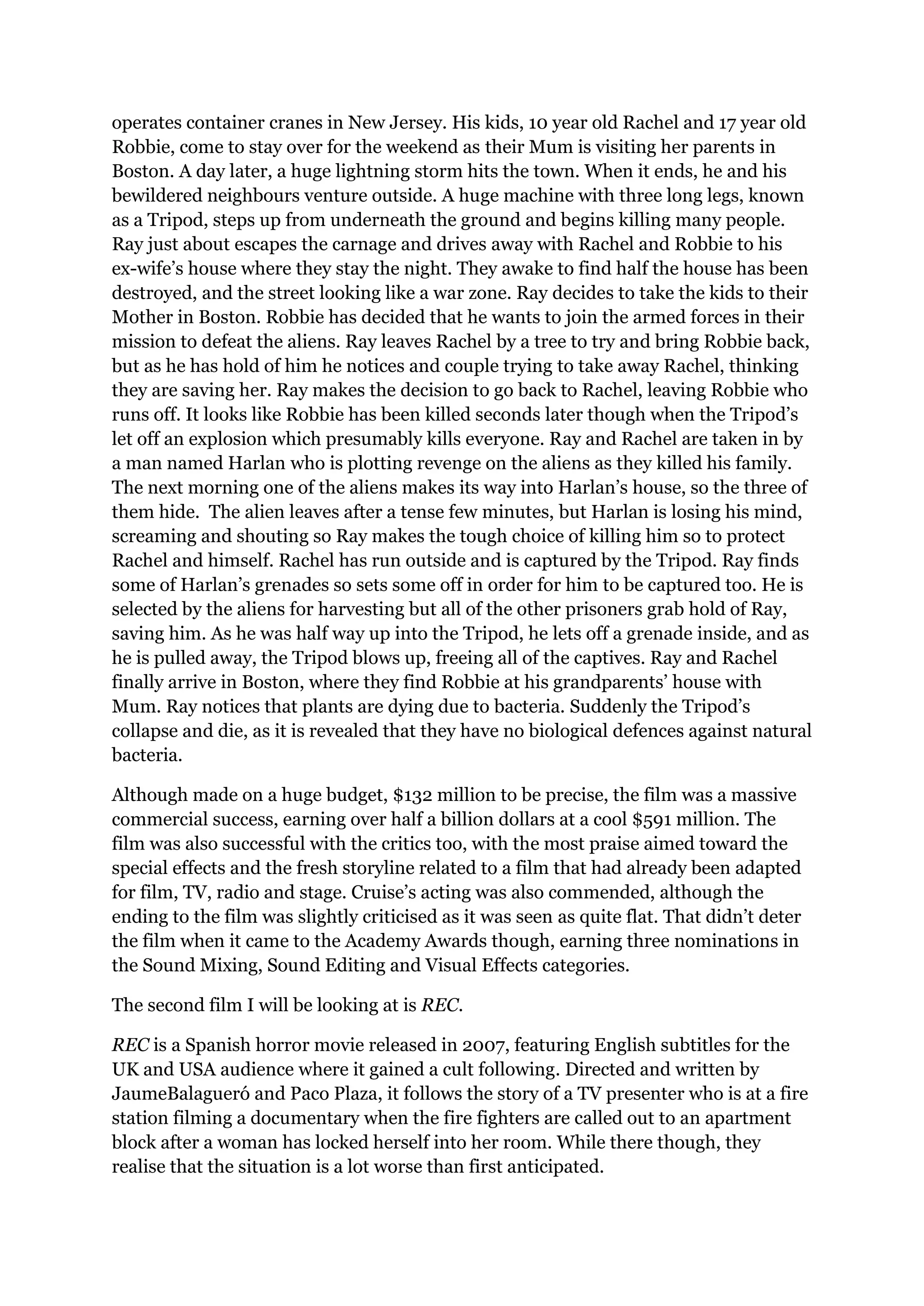 'The Effects of Remakes' Article | PDF