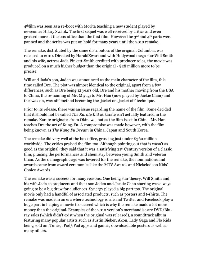 'The Effects of Remakes' Article | PDF