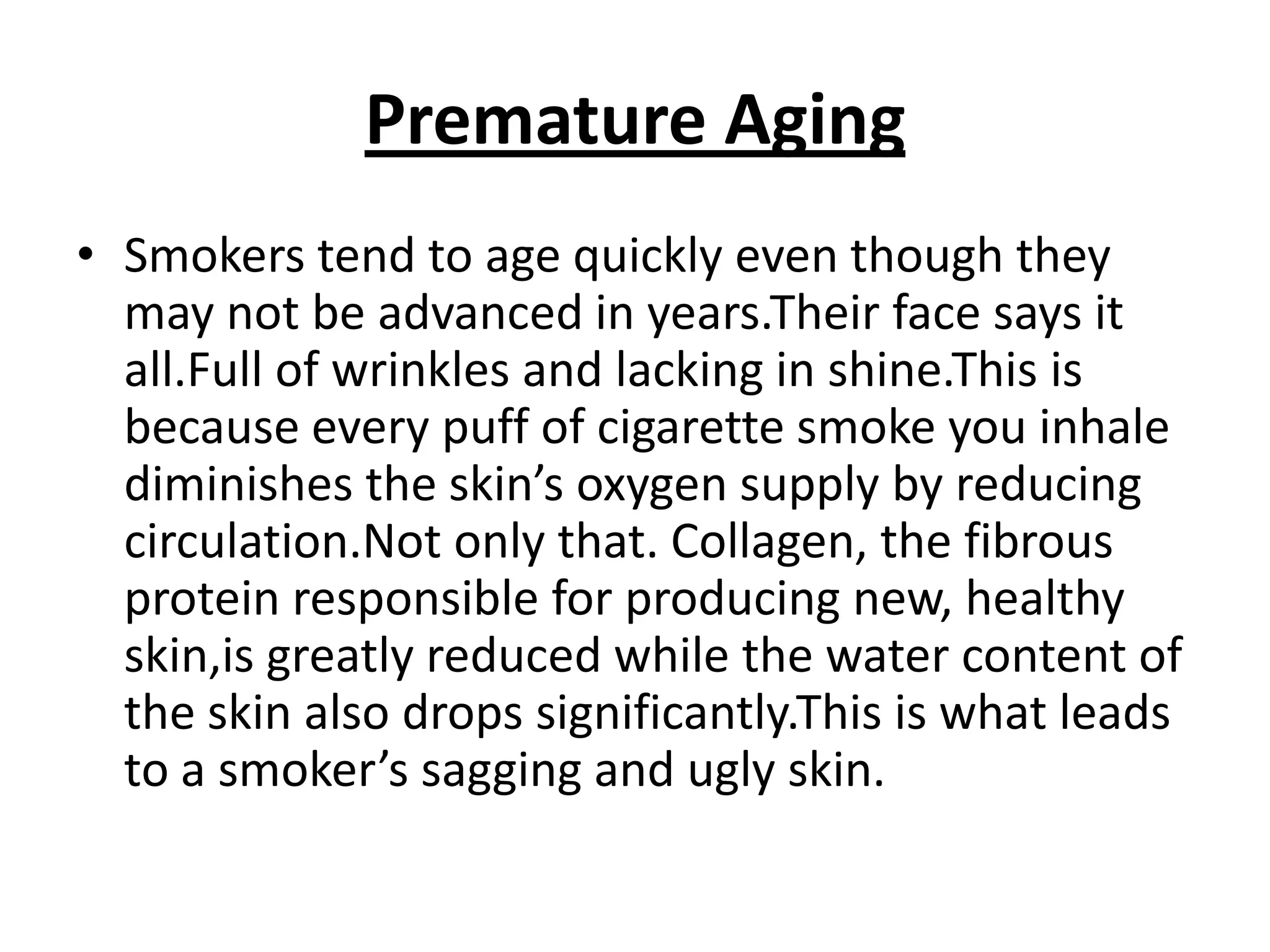 The Effects of Smoking | PPTX | Pregnancy | Reproductive Health