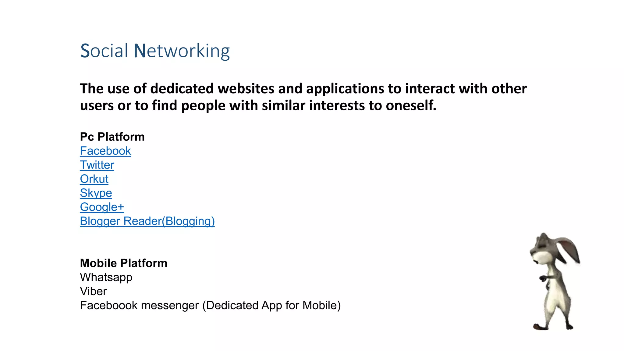 The effects of Social Networking upon society | PPTX