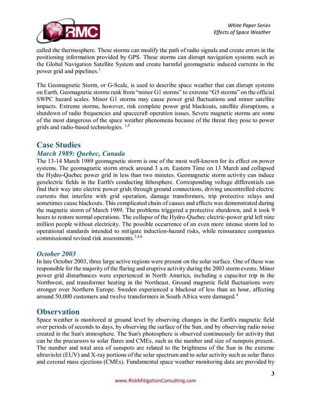 The Effects of Space Weather - March 2019 | PDF | Weather | Science