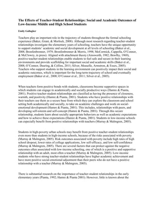 The effects of teacher | PDF