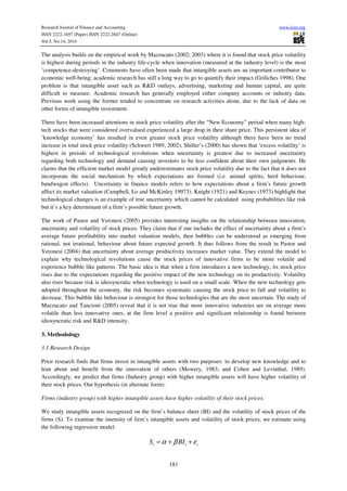 The effects of the intensity of firm’s intangible assets on the | PDF