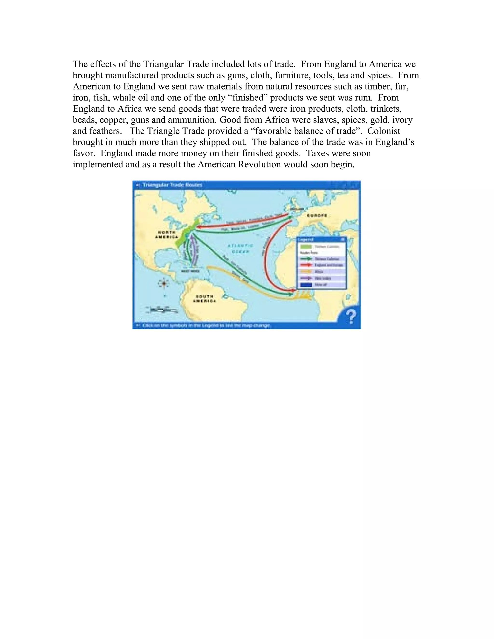 The effects of the triangular trade | DOC | Africa Travel | Travel ...