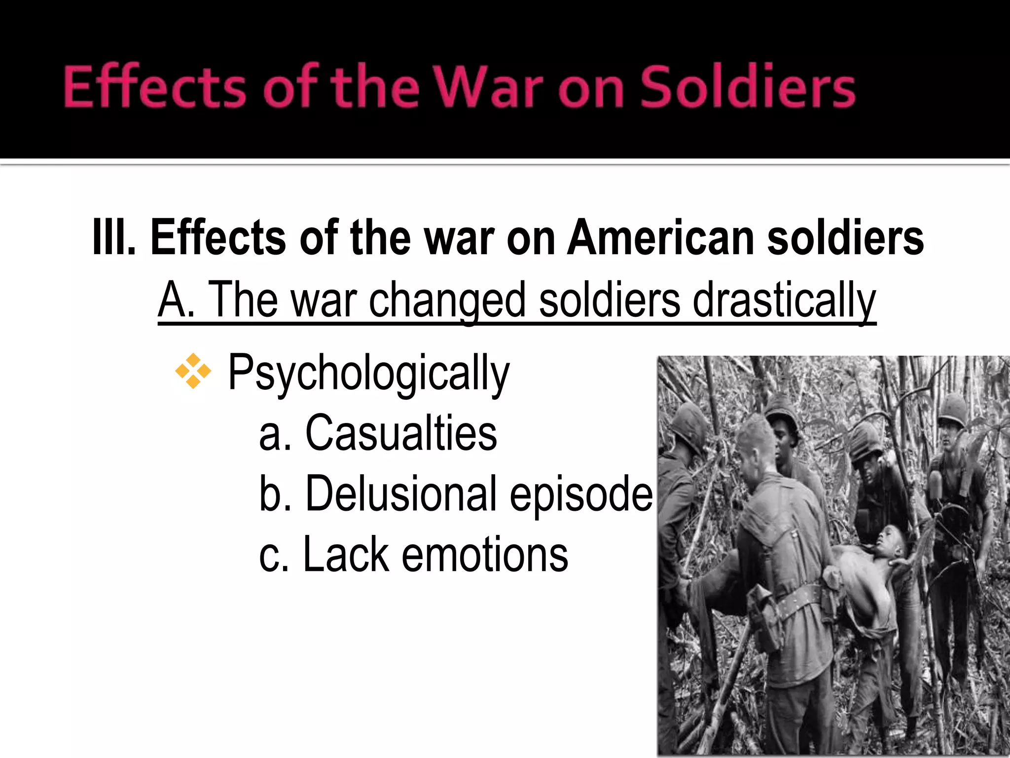 The effects of the vietnam war on american | PPTX