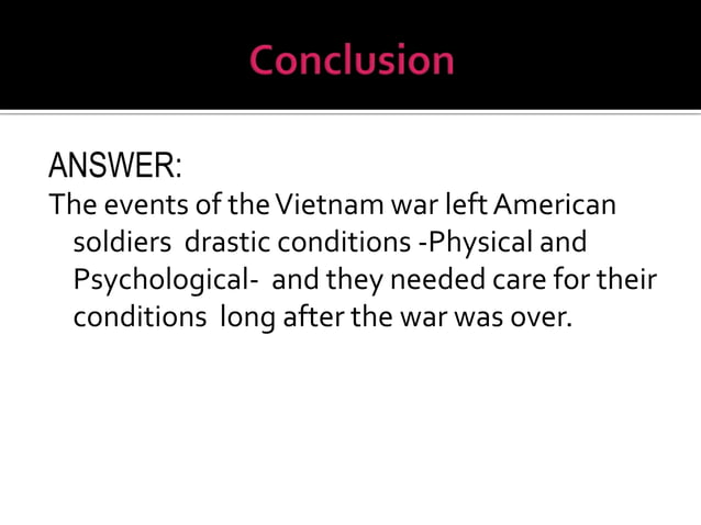 The effects of the vietnam war on american | PPTX | War and Conflicts