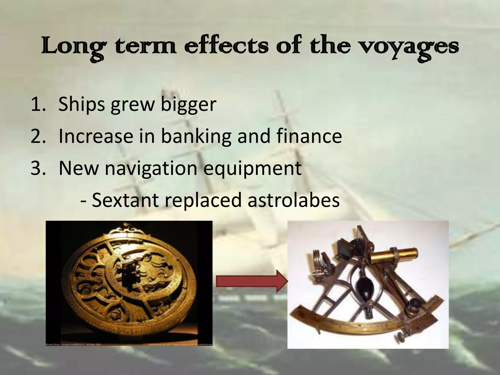 The effects of the voyages of discovery | PPTX
