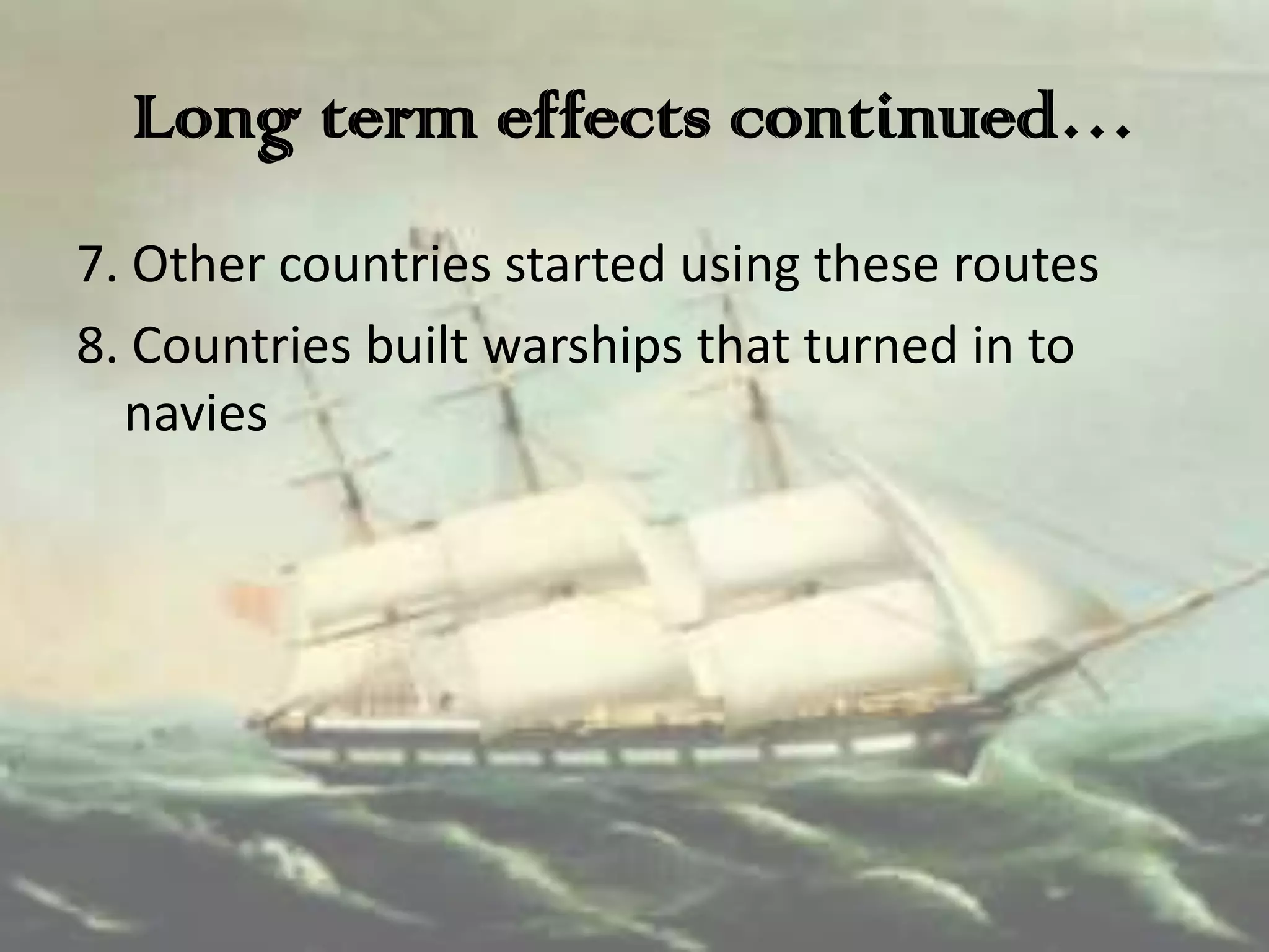 The effects of the voyages of discovery | PPTX