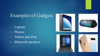 The effects of using gadgets to students | PPTX