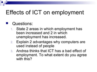 The effects of using ict | PPT
