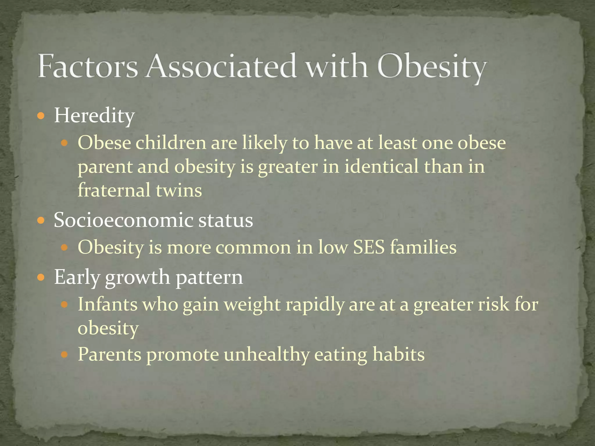 The effects of video games on childhood obesity | PPTX
