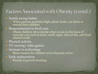 The effects of video games on childhood obesity | PPTX