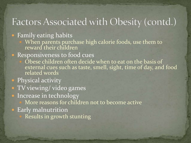 The effects of video games on childhood obesity | PPTX | Exercise and ...