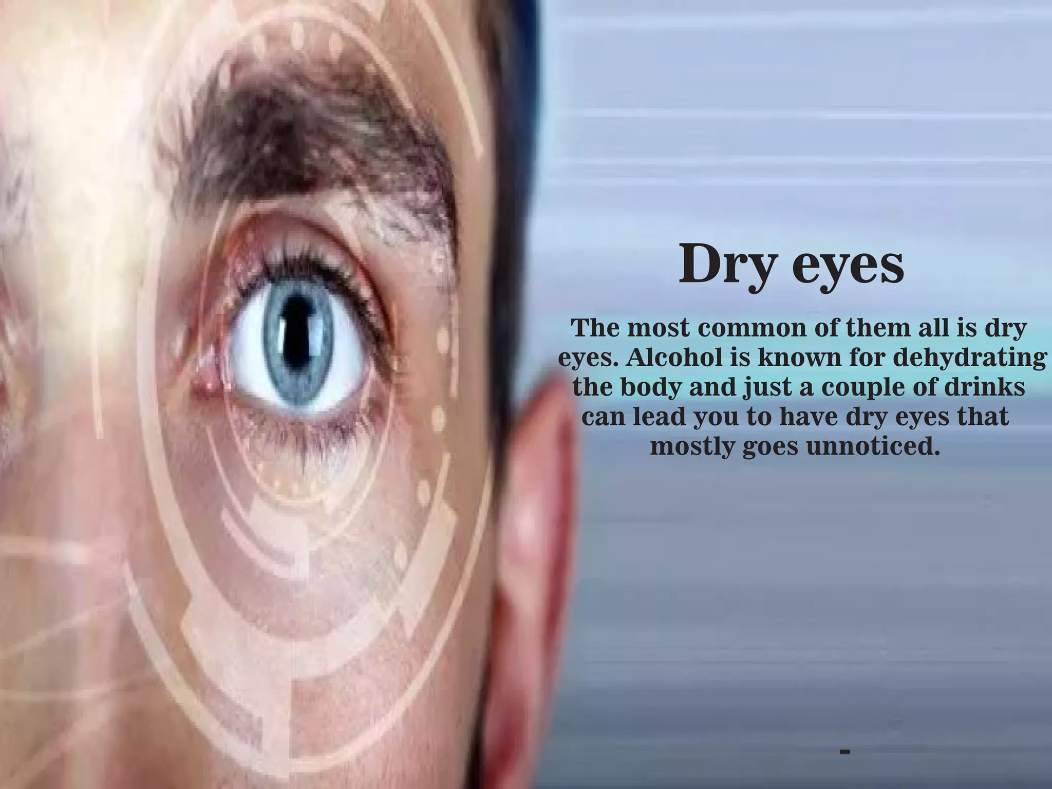 The effects that alcohol can have on our eyes | PDF