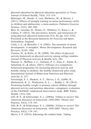 The efficacy of using HW in PEKory Hill.docx