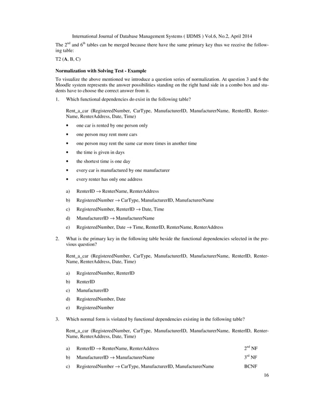 The efficiency examination of teaching of different normalization methods | PDF