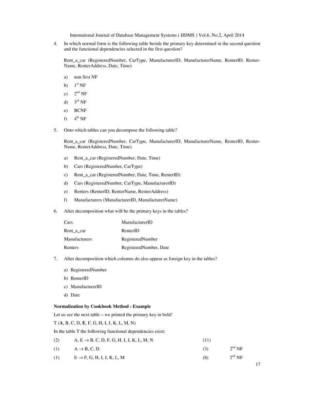 The efficiency examination of teaching of different normalization methods | PDF
