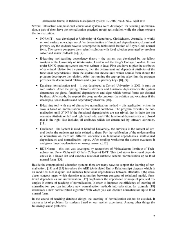 The efficiency examination of teaching of different normalization methods | PDF